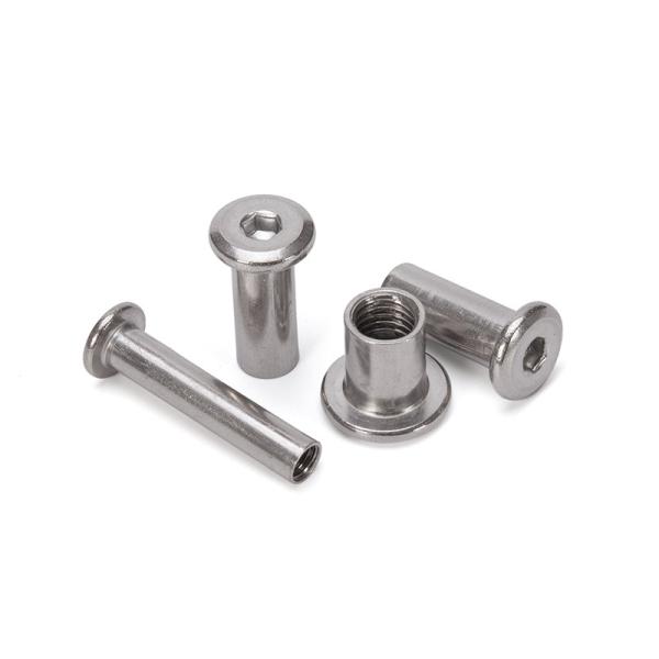 Metric ZINC PLATED M12 M6 M8 Hex Socket Flat Head Connection Lock ...