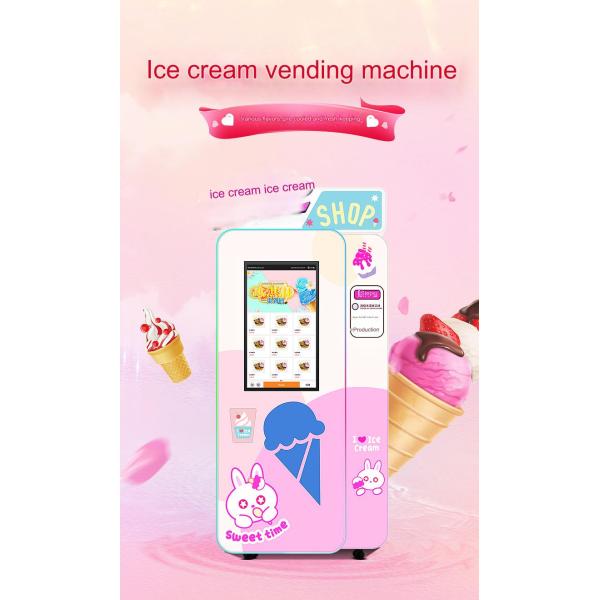 Commercial Catering 220v Touch Screen Ice Cream Vending Machine with ...