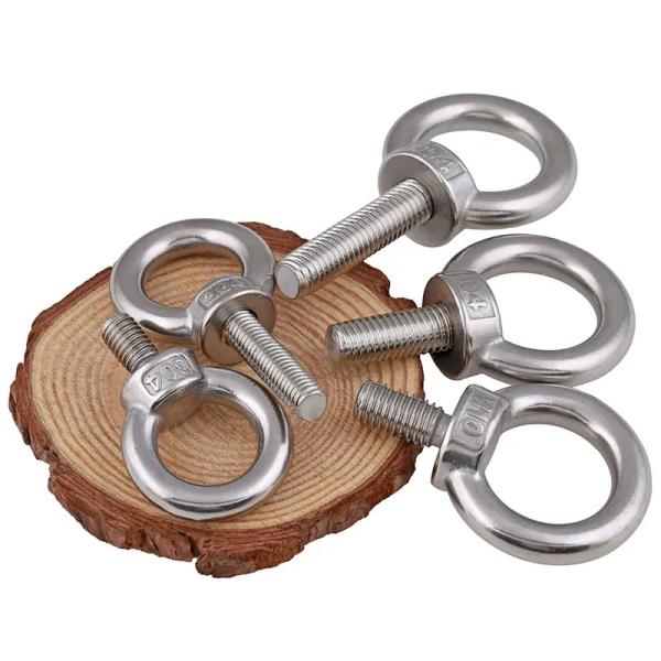 Marine Lifting Ring Screw Loop Hole Steel Eye Bolt M6 M8 M10 with DIN ...