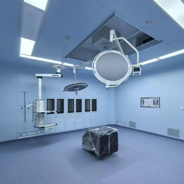 Customized Hospital Cleanroom Steel Modular Operating Room Pink , Blue ...