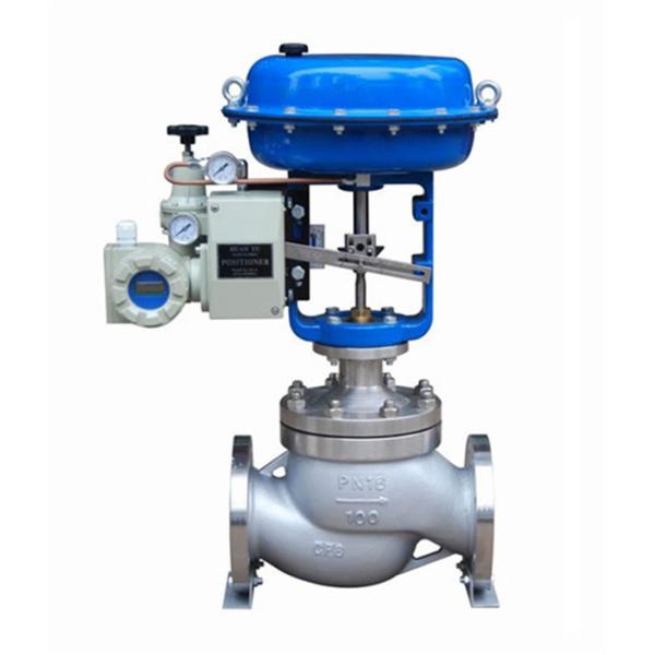 PN16 4 Inch Flanged Control Valve Air Actuated Control Valve for sale ...