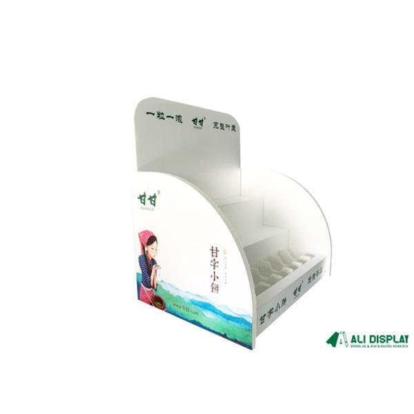 PVC 300gsm Booklet Display Rack Small 400mm Counter Hook Display Stand ...