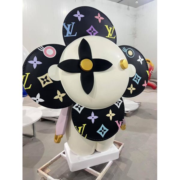 Custom Enterprise IP Sculptures LV Doll Fiberglass Sculptures for ...